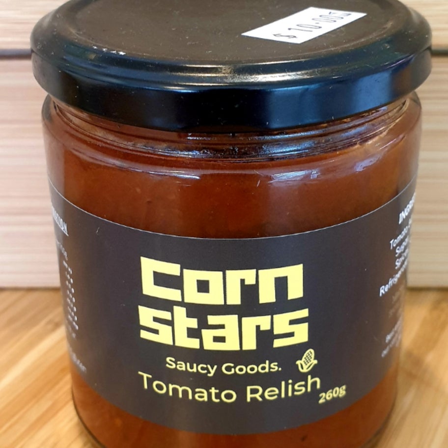 Corn Star Tomato Relish | Astin Min Fine Foods